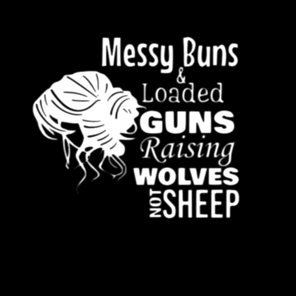 Handmade | Accents | Messy Buns Loaded Guns Decal | Poshmark